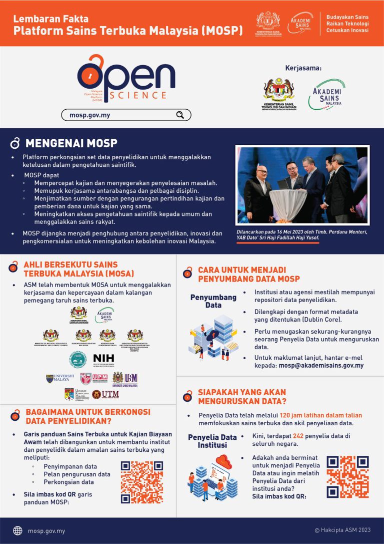 ASM Factsheet: Malaysia Open Science Platform (MOSP) - ASM FOCUS