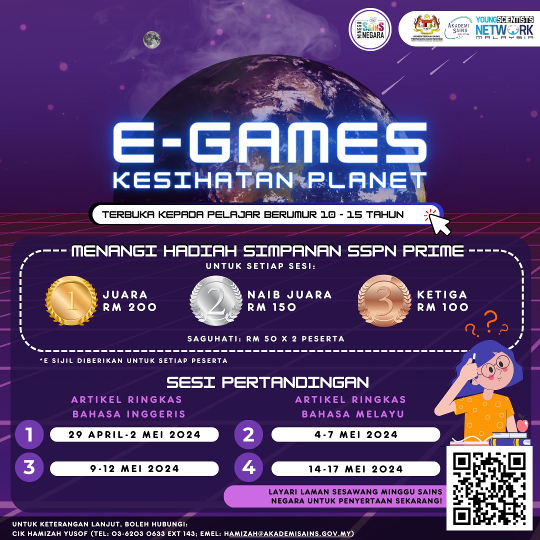 Tahniah, Pemenang E-Games Kesihatan Planet! - ASM FOCUS