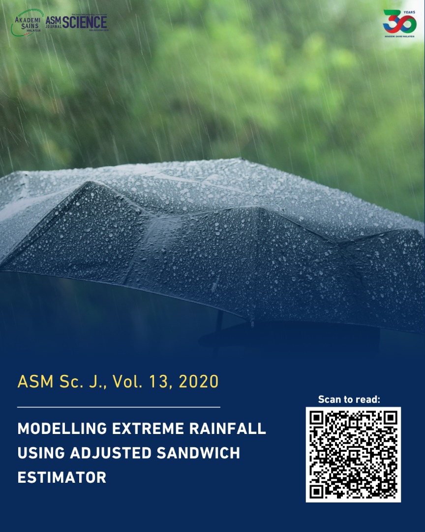 ASM Science Journal: Modelling Extreme Rainfall Using Adjusted Sandwich Estimator - ASM FOCUS